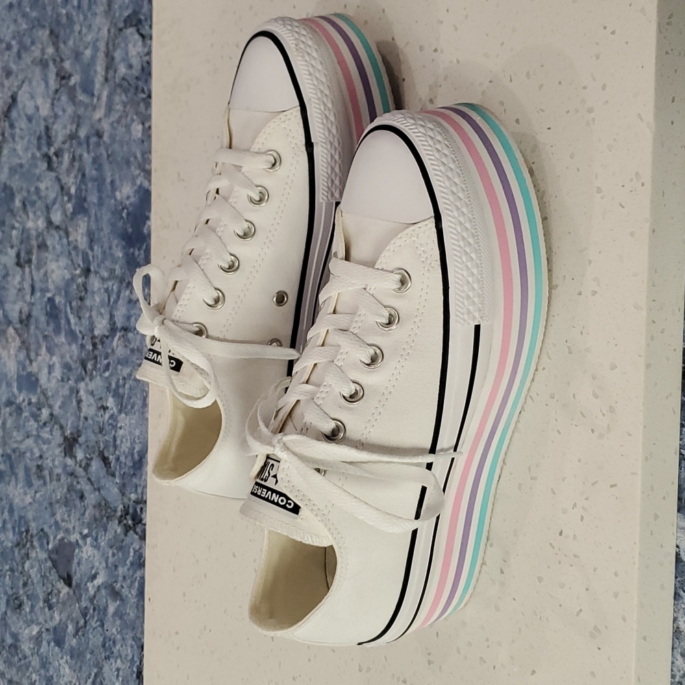 Converse Super Platform /Double Platform Cotton Candy… - Gem